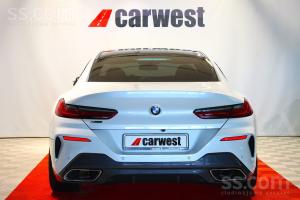 White BMW 840 2020 in Riga, with an engine capacity of 3.00 L and mileage of 29 thousand km for 51000 €, photo 6 on AUTOMOTO.COM.LV