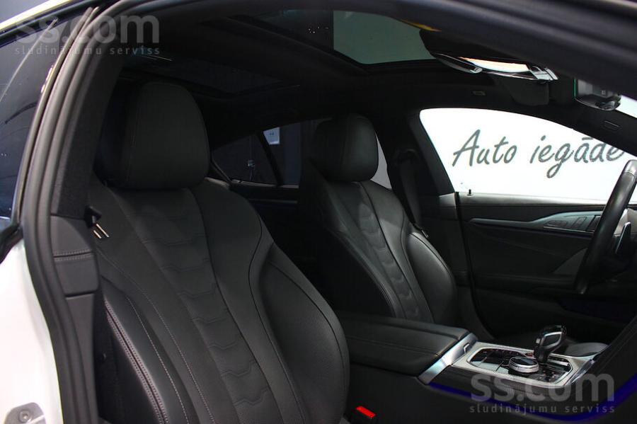 White BMW 840 2020 in Riga, with an engine capacity of 3.00 L and mileage of 29 thousand km for 51000 €, photo 27 on AUTOMOTO.COM.LV