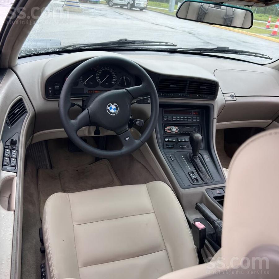 Melns BMW 850 1990 Rīga, ar dzinēja tilpumu 5.00 L un nobraukumu 189 tūkst. km par 25000 €, foto 12 vietnē AUTOMOTO.COM.LV