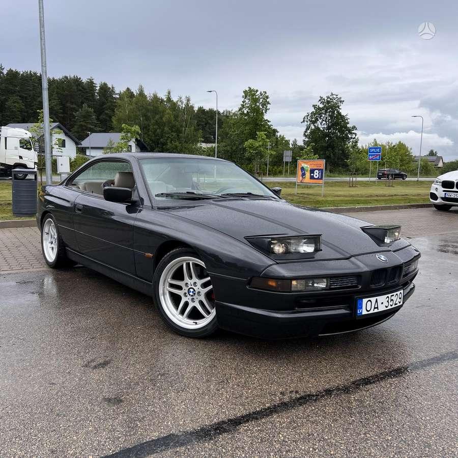 Черный БМВ 850 1990 в Рига, объемом двигателя 5.00 л и пробегом 189 тыс. км за 25000 €, фото 1 на AUTOMOTO.COM.LV