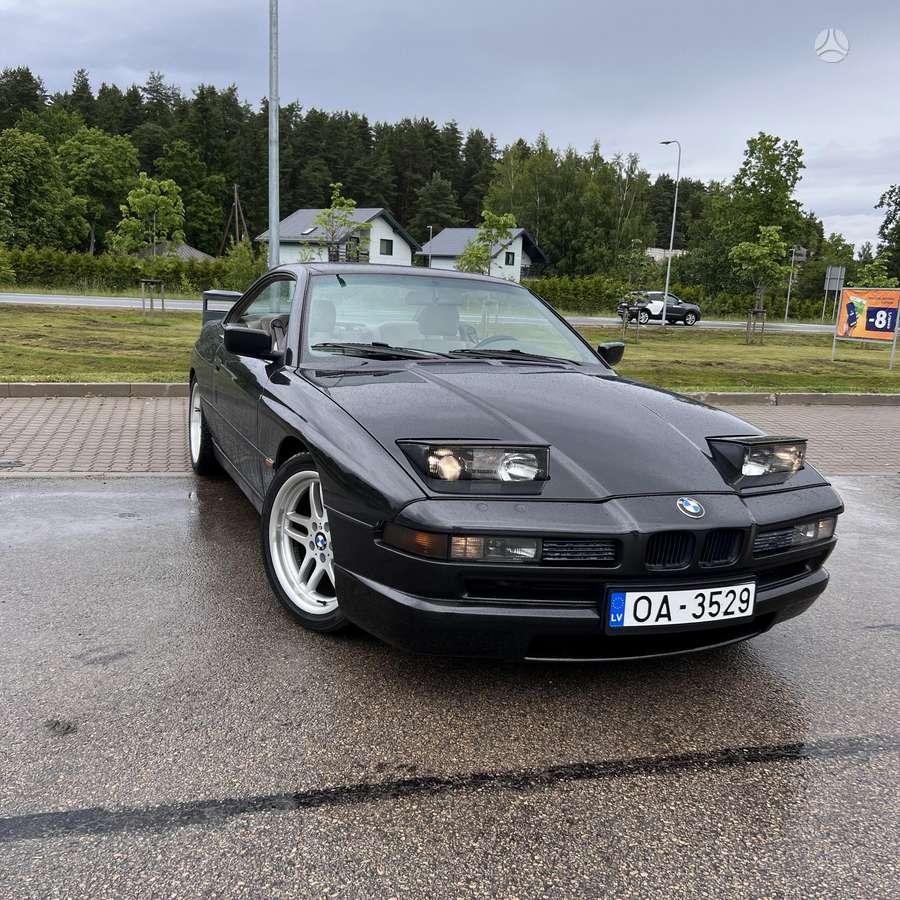 Черный БМВ 850 1990 в Рига, объемом двигателя 5.00 л и пробегом 189 тыс. км за 25000 €, фото 3 на AUTOMOTO.COM.LV