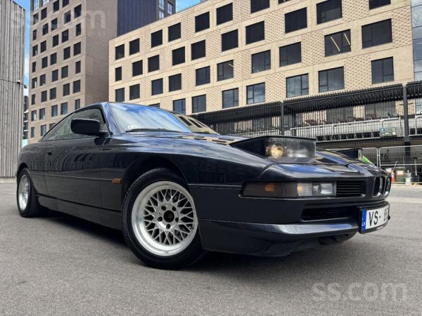 Черный БМВ 850 1991 в Рига, объемом двигателя 5.00 л и пробегом 314 тыс. км за 18850 €, фото 9 на AUTOMOTO.COM.LV