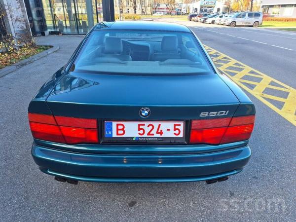 Zaļš BMW 850 1993 Rīga, ar dzinēja tilpumu 5.00 L un nobraukumu 84 tūkst. km par 29900 €, foto 6 vietnē AUTOMOTO.COM.LV
