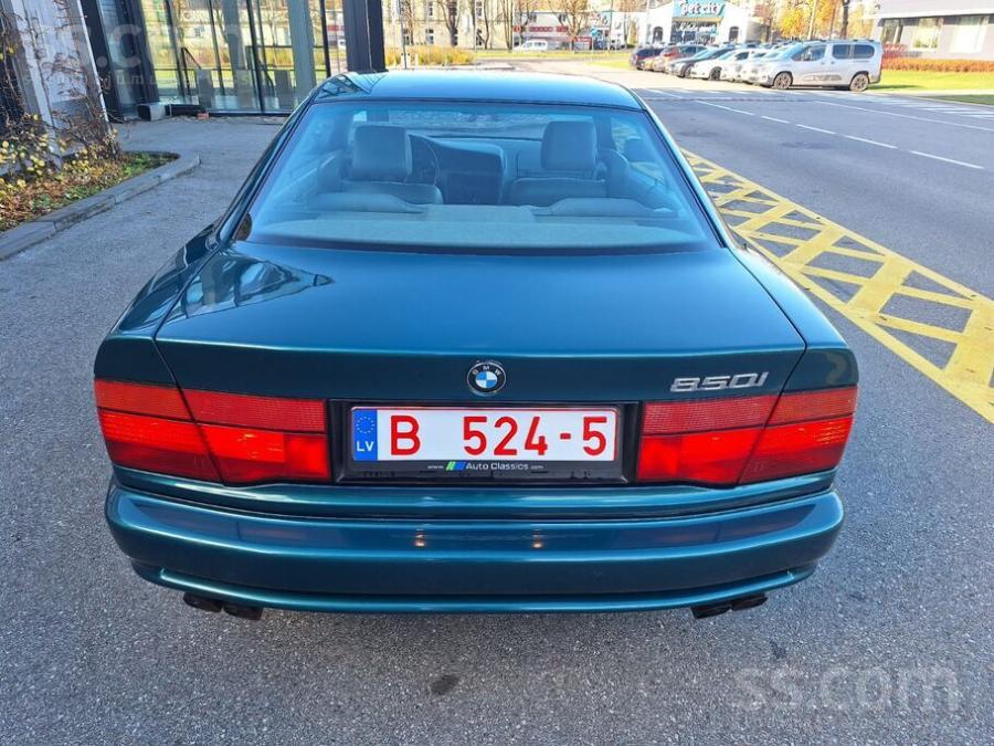 Zaļš BMW 850 1993 Rīga, ar dzinēja tilpumu 5.00 L un nobraukumu 84 tūkst. km par 29900 €, foto 7 vietnē AUTOMOTO.COM.LV
