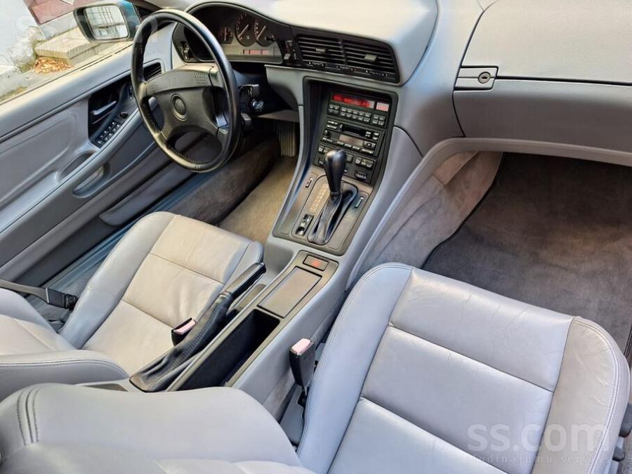 Zaļš BMW 850 1993 Rīga, ar dzinēja tilpumu 5.00 L un nobraukumu 84 tūkst. km par 29900 €, foto 14 vietnē AUTOMOTO.COM.LV