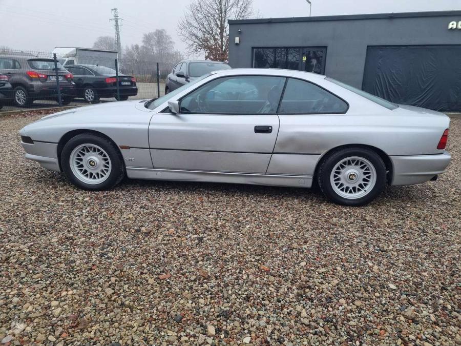 Grey BMW 850 1990 in Taurage, with an engine capacity of 5.00 L and mileage of 206 thousand km for 12900 €, photo 6 on AUTOMOTO.COM.LV