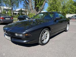 Grey BMW 850 1990 in Vilnius, with an engine capacity of 4.99 L and mileage of 135 thousand km for 27100 €, photo  on AUTOMOTO.COM.LV