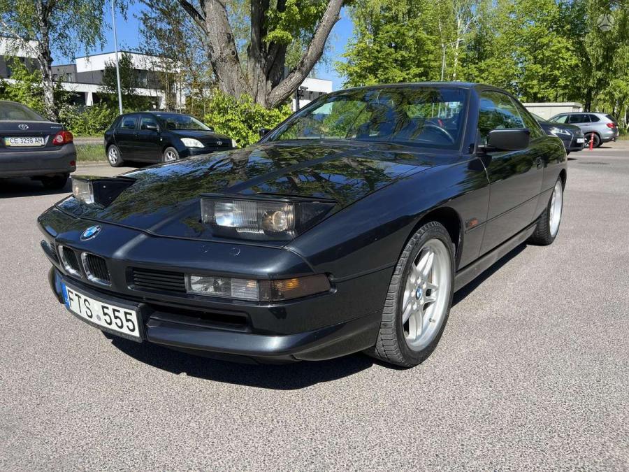 Grey BMW 850 1990 in Vilnius, with an engine capacity of 4.99 L and mileage of 135 thousand km for 27100 €, photo 22 on AUTOMOTO.COM.LV