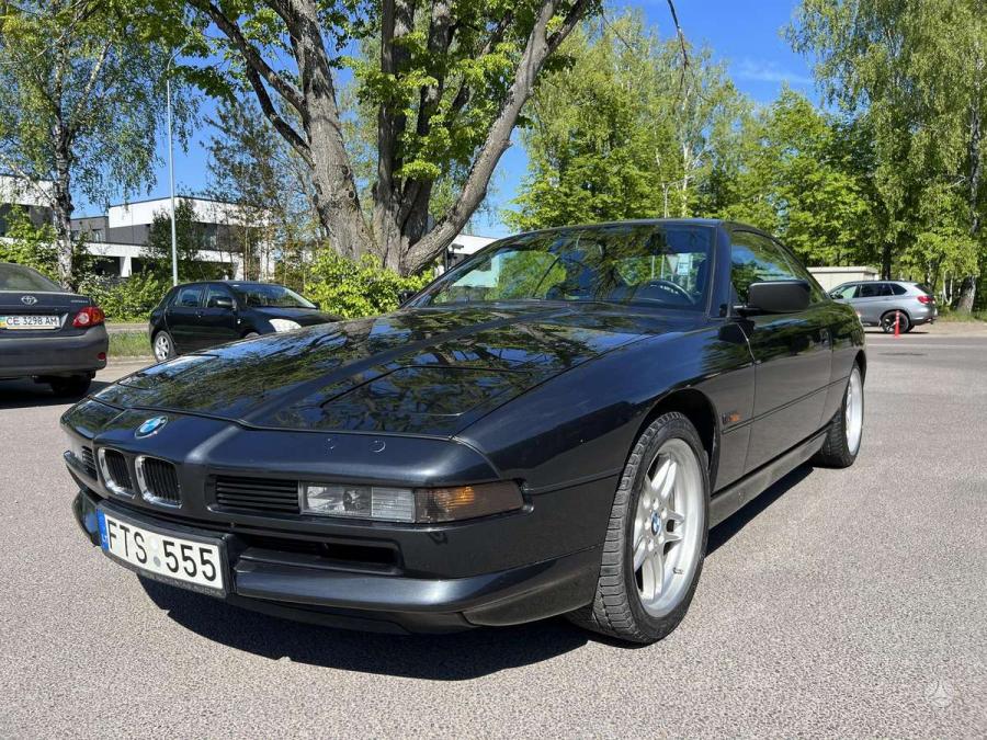Grey BMW 850 1990 in Vilnius, with an engine capacity of 4.99 L and mileage of 135 thousand km for 27100 €, photo 30 on AUTOMOTO.COM.LV
