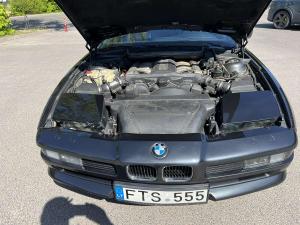 Grey BMW 850 1990 in Vilnius, with an engine capacity of 4.99 L and mileage of 135 thousand km for 27100 €, photo 33 on AUTOMOTO.COM.LV