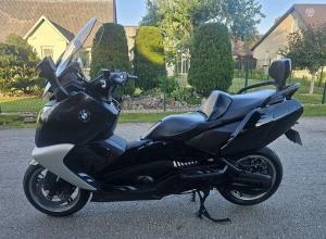 Black BMW C 650GT 2019 in Kelme, with an engine capacity of 0.65 L and mileage of 33 thousand km for 3000 €, photo 7 on AUTOMOTO.COM.LV