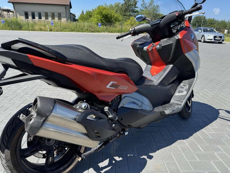 Оранжевый БМВ C 650GT 2016 в Тельшяй, объемом двигателя 0.65 л и пробегом 26 тыс. км за 4999 €, фото 15 на AUTOMOTO.COM.LV