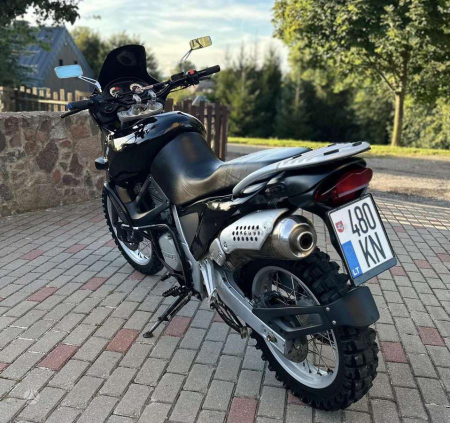 Черный БМВ F 650 1996 в Тельшяй, объемом двигателя 0.65 л и пробегом 36 тыс. км за 1600 €, фото 7 на AUTOMOTO.COM.LV