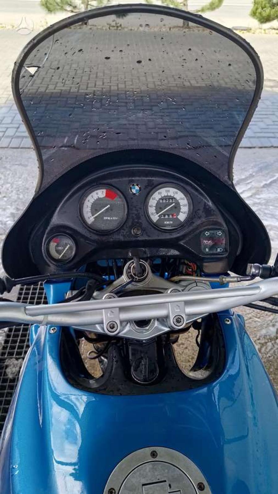 Blue BMW F 650 1994 in Plunge, with an engine capacity of 0.65 L and mileage of 60 thousand km for 1800 €, photo 15 on AUTOMOTO.COM.LV