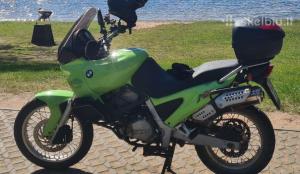 Zaļš BMW F 650 1995 Viļņa, ar dzinēja tilpumu 0.65 L un nobraukumu 37 tūkst. km par 1750 €, foto  vietnē AUTOMOTO.COM.LV