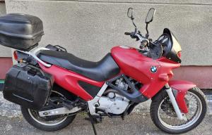 Red BMW F 650 1996 in Kaunas, with an engine capacity of 0.65 L and mileage of 27 thousand km for 1450 €, photo  on AUTOMOTO.COM.LV