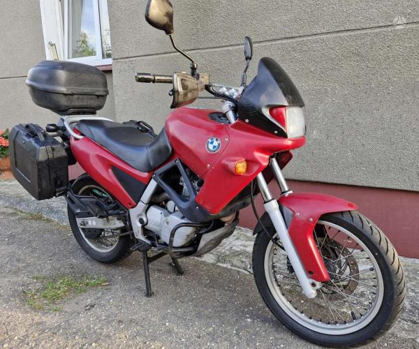 Red BMW F 650 1996 in Kaunas, with an engine capacity of 0.65 L and mileage of 27 thousand km for 1450 €, photo 6 on AUTOMOTO.COM.LV