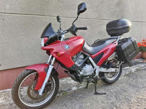 Red BMW F 650 1996 in Kaunas, with an engine capacity of 0.65 L and mileage of 27 thousand km for 1450 €, photo 8 on AUTOMOTO.COM.LV