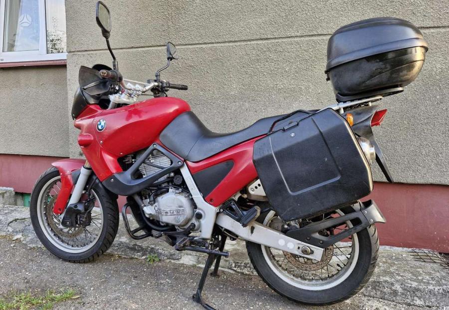 Red BMW F 650 1996 in Kaunas, with an engine capacity of 0.65 L and mileage of 27 thousand km for 1450 €, photo 10 on AUTOMOTO.COM.LV