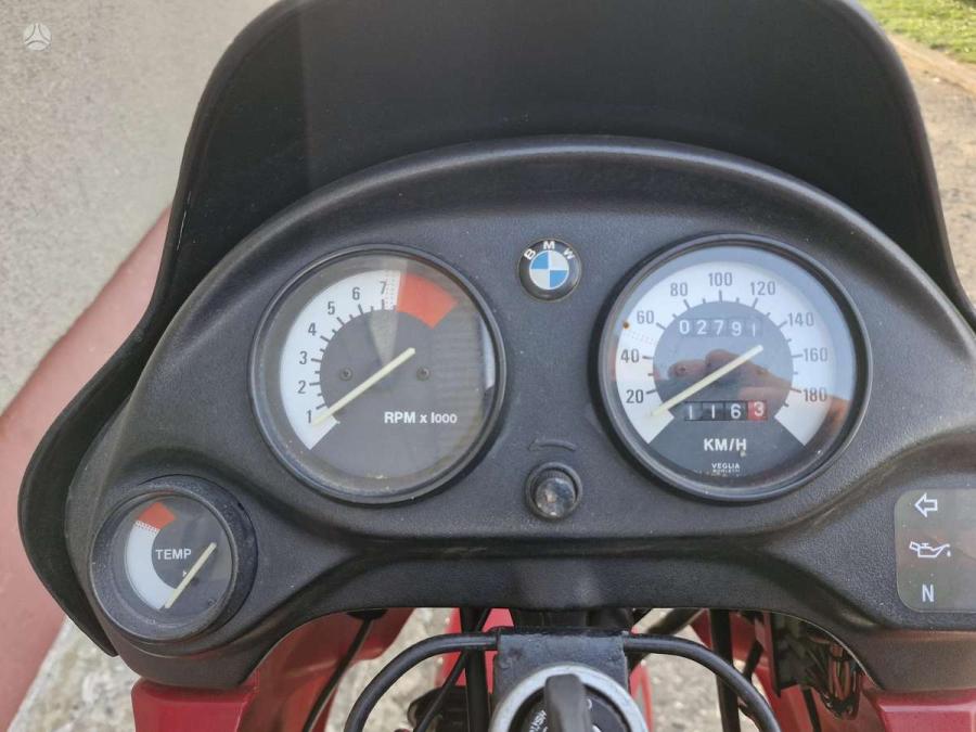 Red BMW F 650 1996 in Kaunas, with an engine capacity of 0.65 L and mileage of 27 thousand km for 1450 €, photo 12 on AUTOMOTO.COM.LV