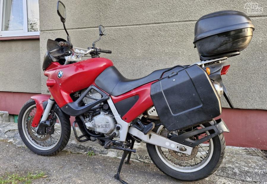 Red BMW F 650 1996 in Kaunas, with an engine capacity of 0.65 L and mileage of 15 thousand km for 1550 €, photo 13 on AUTOMOTO.COM.LV
