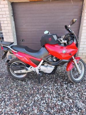 Sarkans BMW F 650 1997 Šakiai, ar dzinēja tilpumu 0.65 L un nobraukumu 35 tūkst. km par 1750 €, foto  vietnē AUTOMOTO.COM.LV