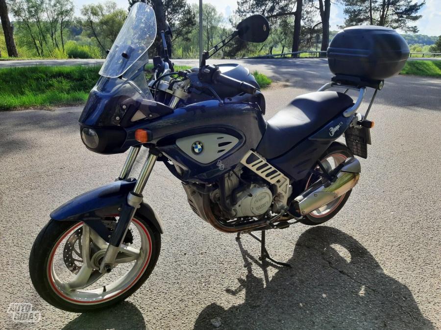 Blue BMW F 650CS 2004 in Kaunas, with an engine capacity of 0.65 L and mileage of 39 thousand km for 1449 €, photo 4 on AUTOMOTO.COM.LV