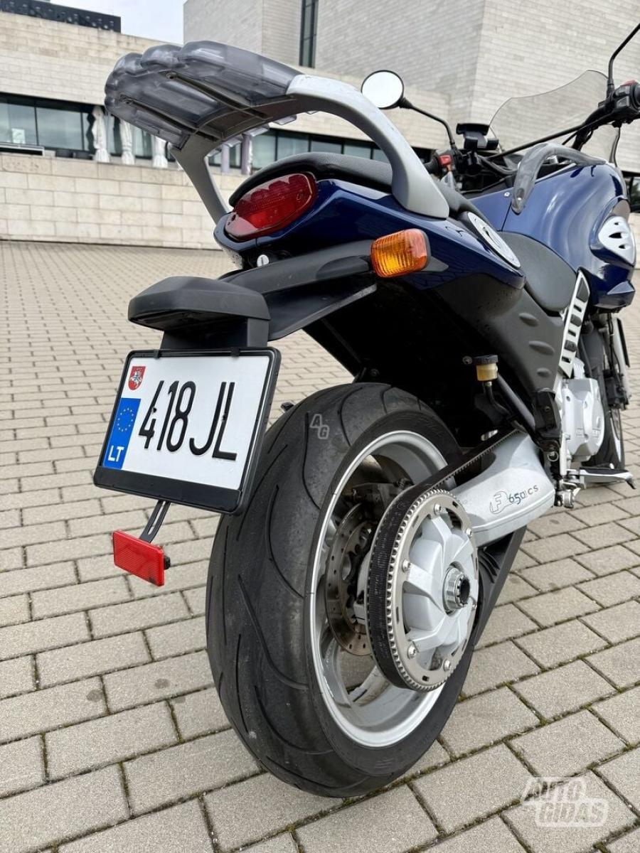 BMW F 650CS 2002 in Vilnius, with an engine capacity of 0.00 L and mileage of 0 thousand km for 1300 €, photo 4 on AUTOMOTO.COM.LV