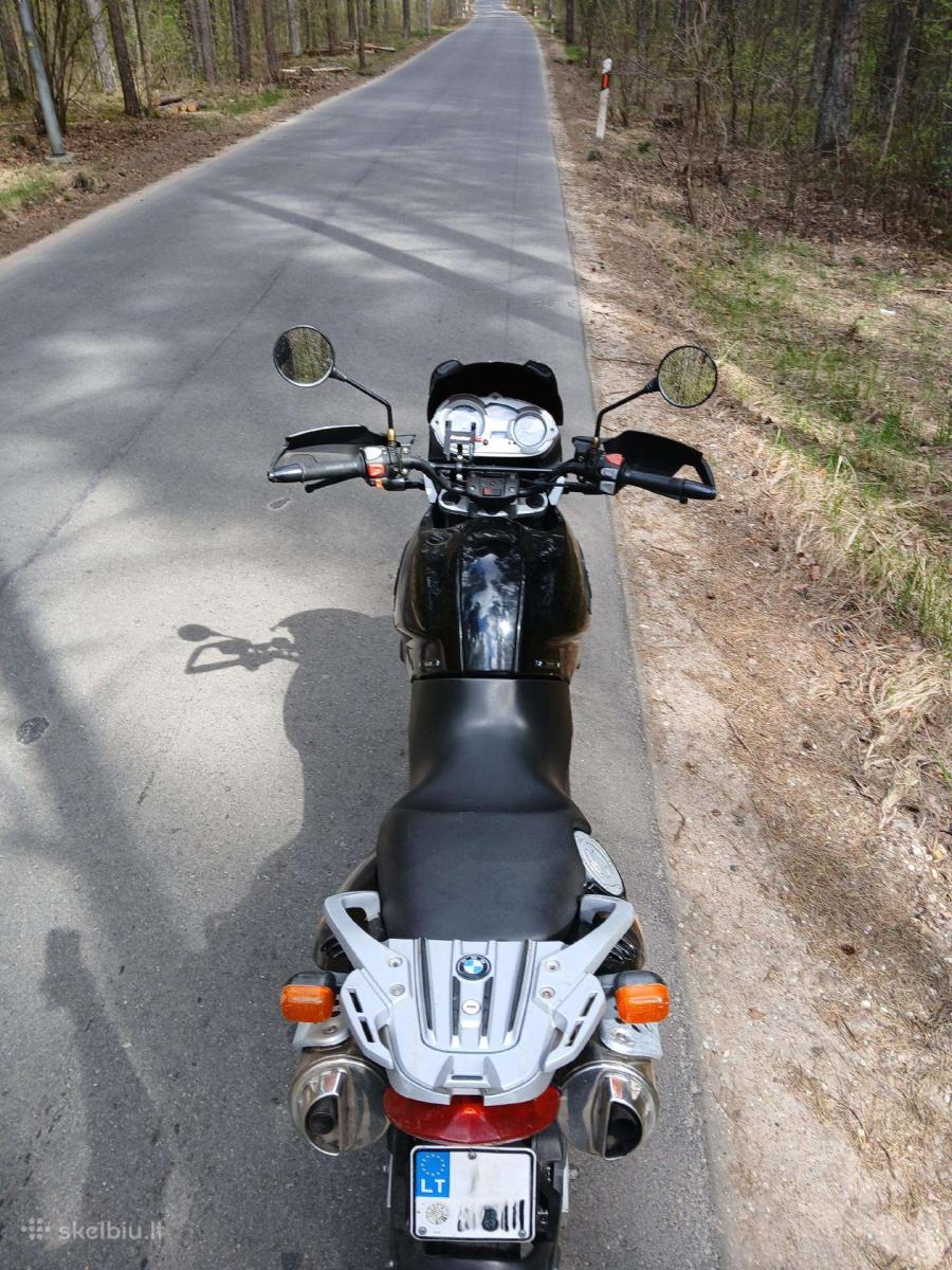 Black BMW F 650GS 2004 in Vilnius, with an engine capacity of 0.65 L and mileage of 94 thousand km for 1750 €, photo 9 on AUTOMOTO.COM.LV