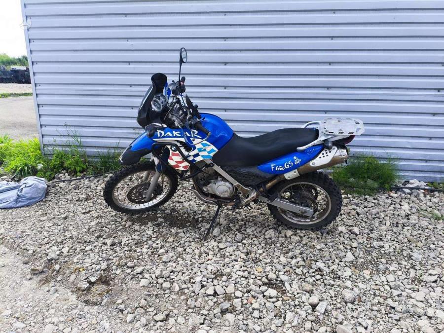 Blue BMW F 650GS 2001 in Vilnius, with an engine capacity of 0.65 L and mileage of 80 thousand km for 2000 €, photo 3 on AUTOMOTO.COM.LV