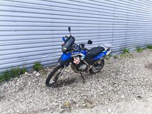 Blue BMW F 650GS 2001 in Vilnius, with an engine capacity of 0.65 L and mileage of 80 thousand km for 2000 €, photo 5 on AUTOMOTO.COM.LV