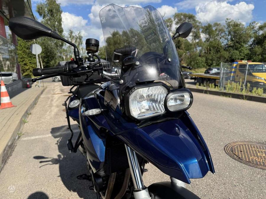 Blue BMW F 650GS 2011 in Vilnius, with an engine capacity of 0.80 L and mileage of 21 thousand km for 4199 €, photo 17 on AUTOMOTO.COM.LV