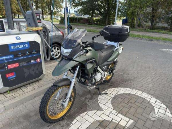 BMW F 650GS 2007 in Kaunas on AUTOMOTO.COM.LV Green BMW F 650GS 2007 in Kaunas, with an engine capacity of 0.65 L and mileage of 58 thousand km for 2900 €, photo 1 on AUTOMOTO.COM.LV