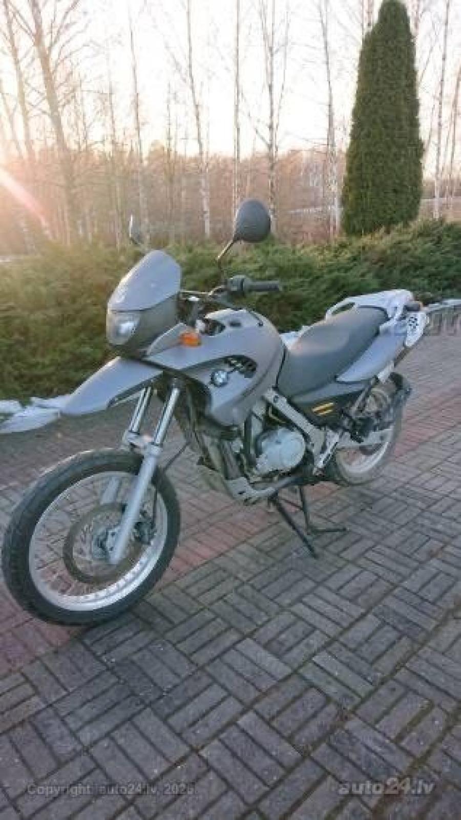 Grey BMW F 650GS 2001 in Tartu, with an engine capacity of 0.65 L and mileage of 31 thousand km for 2999 €, photo 1 on AUTOMOTO.COM.LV