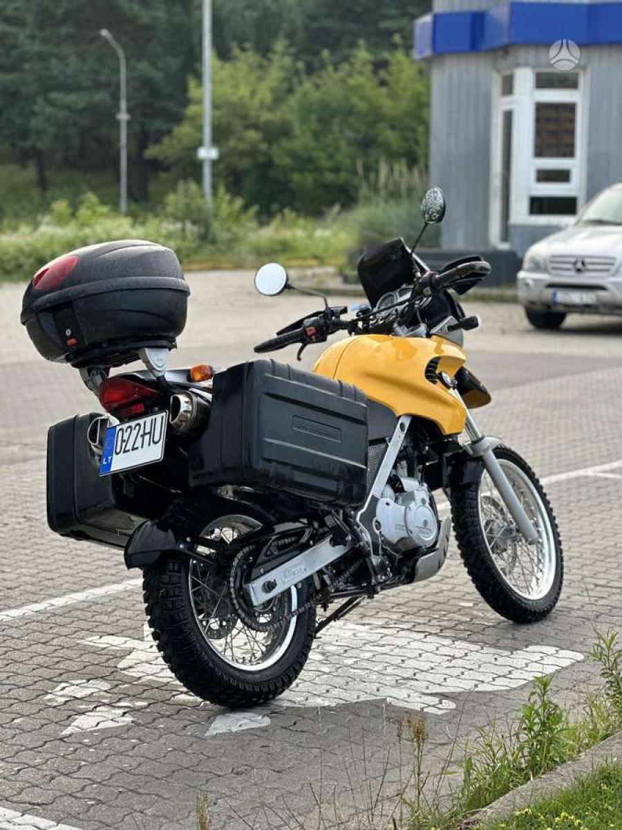 BMW F 650GS 2001 in Vilnius, with an engine capacity of 0.65 L and mileage of 48 thousand km for 2700 €, photo 3 on AUTOMOTO.COM.LV