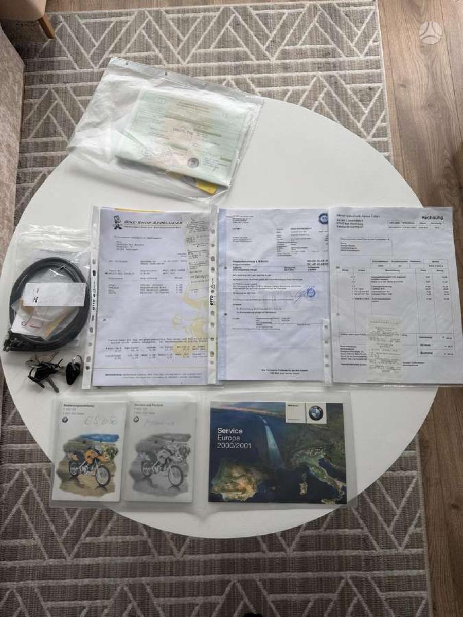 BMW F 650GS 2001 in Vilnius, with an engine capacity of 0.65 L and mileage of 51 thousand km for 2800 €, photo 14 on AUTOMOTO.COM.LV