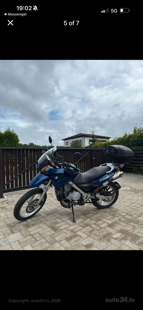 BMW F 650GS 2003 Rakvere, ar dzinēja tilpumu 0.65 L un nobraukumu 54 tūkst. km par 2600 €, foto 1 vietnē AUTOMOTO.COM.LV