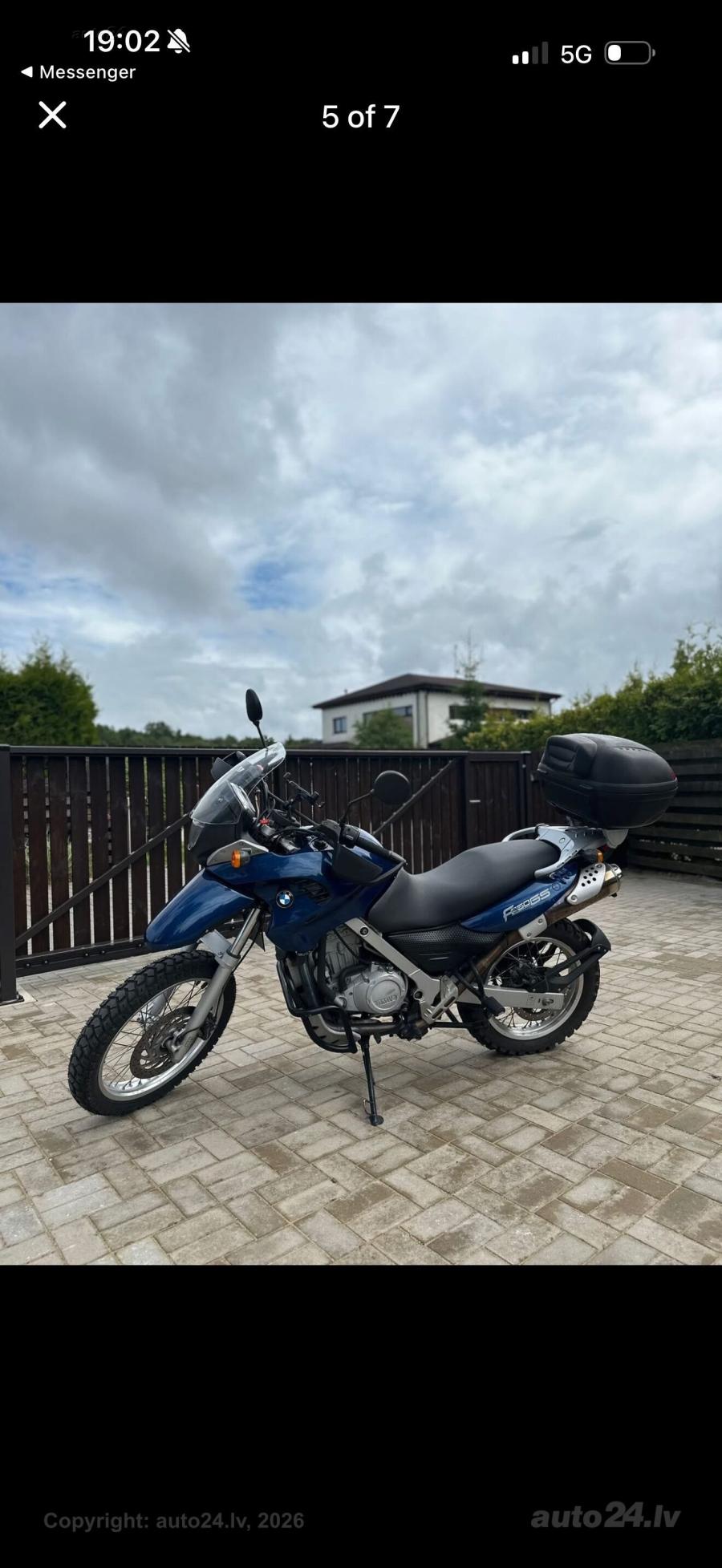 BMW F 650GS 2003 Rakvere, ar dzinēja tilpumu 0.65 L un nobraukumu 54 tūkst. km par 2600 €, foto 1 vietnē AUTOMOTO.COM.LV