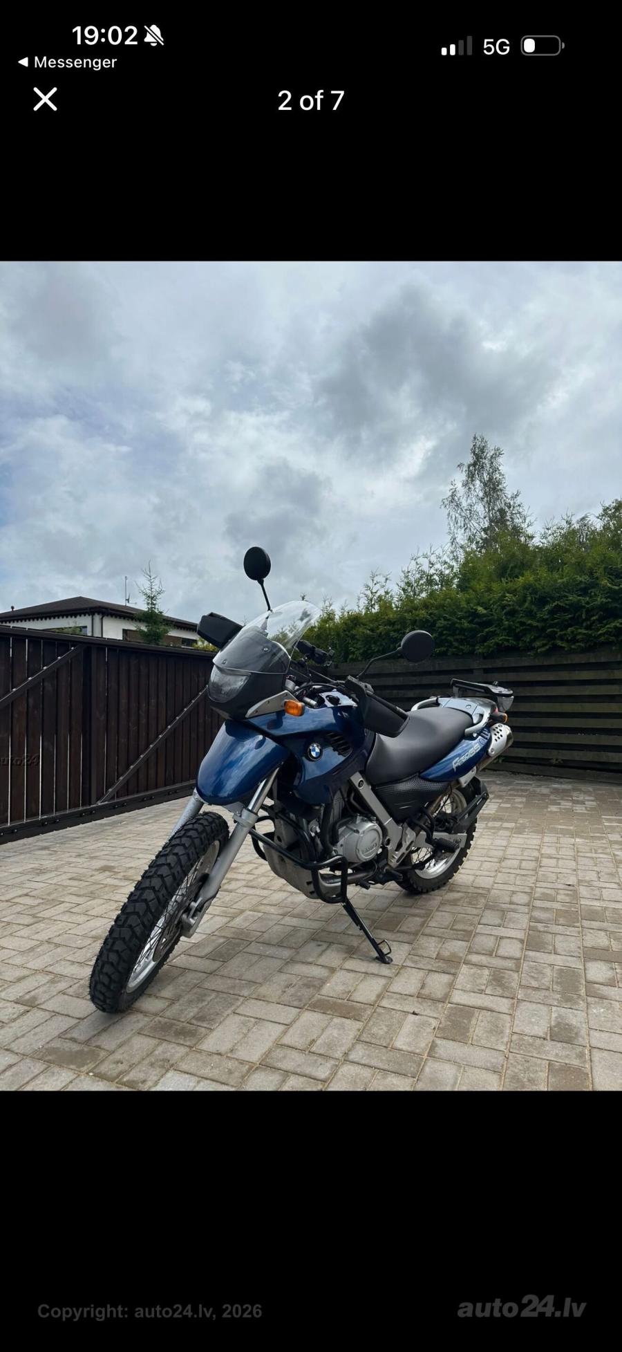 BMW F 650GS 2003 Rakvere, ar dzinēja tilpumu 0.65 L un nobraukumu 54 tūkst. km par 2600 €, foto 6 vietnē AUTOMOTO.COM.LV
