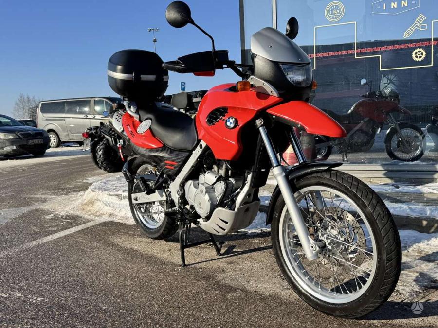 Sarkans BMW F 650GS 2000 Viļņa, ar dzinēja tilpumu 0.65 L un nobraukumu 69 tūkst. km par 2499 €, foto 4 vietnē AUTOMOTO.COM.LV