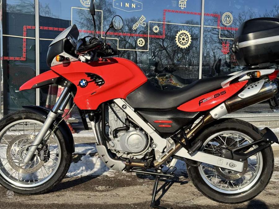 Sarkans BMW F 650GS 2000 Viļņa, ar dzinēja tilpumu 0.65 L un nobraukumu 69 tūkst. km par 2499 €, foto 11 vietnē AUTOMOTO.COM.LV