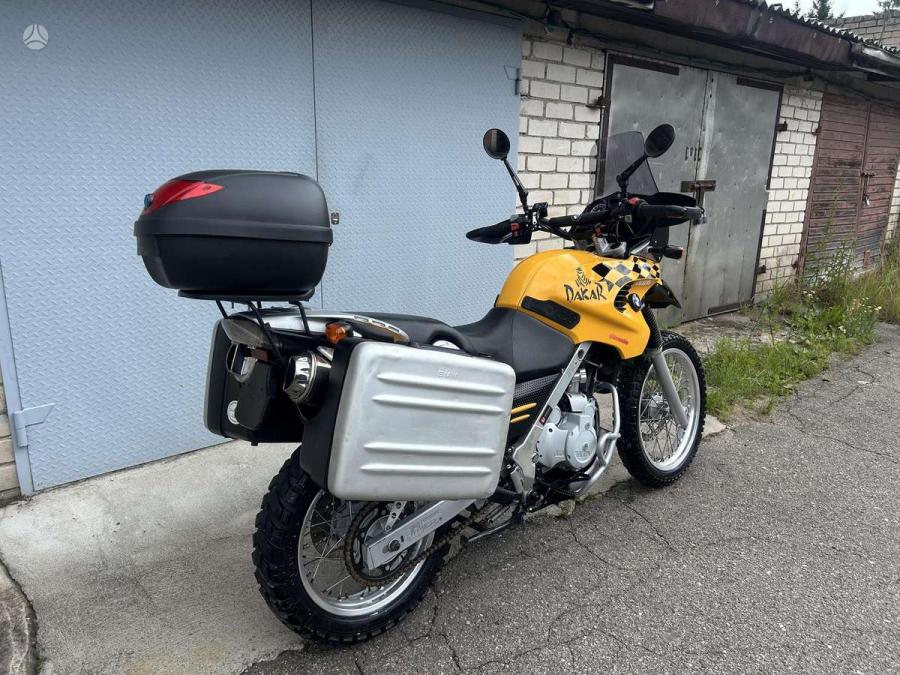 Red BMW F 650GS 2001 in Birstonas, with an engine capacity of 0.65 L and mileage of 42 thousand km for 2499 €, photo 6 on AUTOMOTO.COM.LV