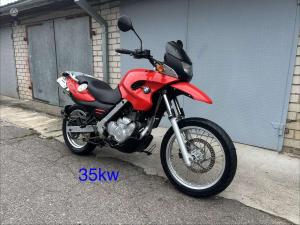 Red BMW F 650GS 2001 in Birstonas, with an engine capacity of 0.65 L and mileage of 45 thousand km for 2350 €, photo  on AUTOMOTO.COM.LV