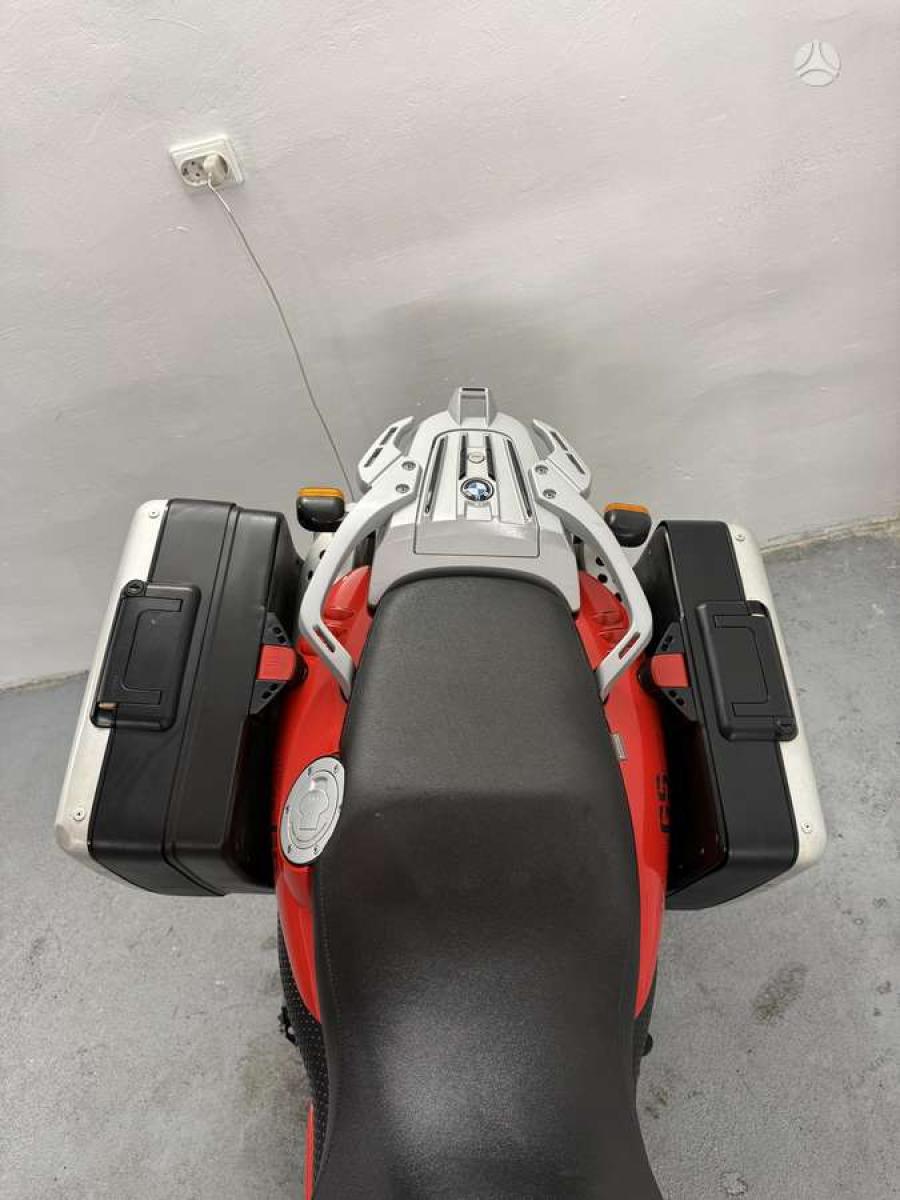 Red BMW F 650GS 2006 in Vilkaviskis, with an engine capacity of 0.65 L and mileage of 27 thousand km for 2350 €, photo 11 on AUTOMOTO.COM.LV