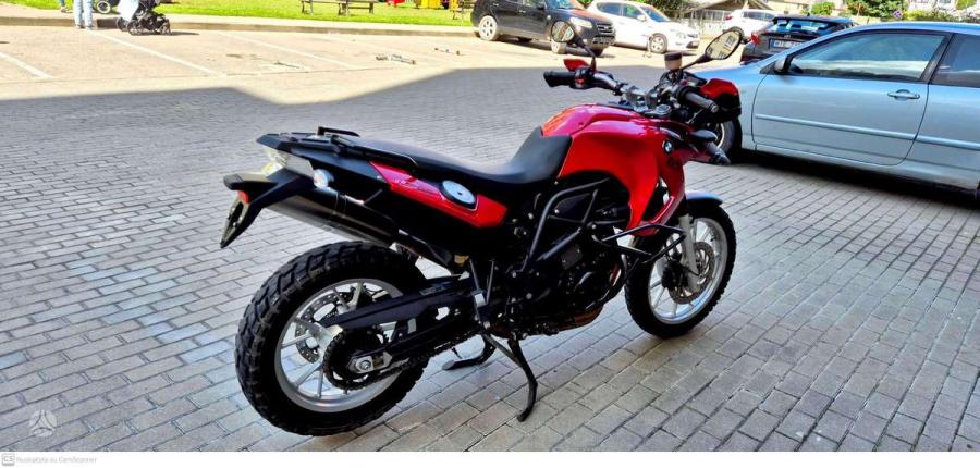 Sarkans BMW F 650GS 2008 Viļņa, ar dzinēja tilpumu 0.80 L un nobraukumu 34 tūkst. km par 3100 €, foto 4 vietnē AUTOMOTO.COM.LV