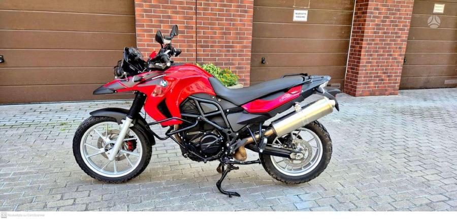 Sarkans BMW F 650GS 2008 Viļņa, ar dzinēja tilpumu 0.80 L un nobraukumu 34 tūkst. km par 3200 €, foto 1 vietnē AUTOMOTO.COM.LV
