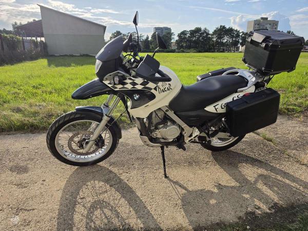 Белый БМВ F 650GS 2002 в Друскининкай, объемом двигателя 0.65 л и пробегом 39 тыс. км за 2480 €, фото 3 на AUTOMOTO.COM.LV