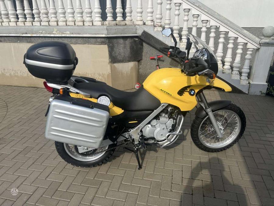 Dzeltens BMW F 650GS 2003 Mažeikiai, ar dzinēja tilpumu 0.65 L un nobraukumu 19 tūkst. km par 2250 €, foto 4 vietnē AUTOMOTO.COM.LV