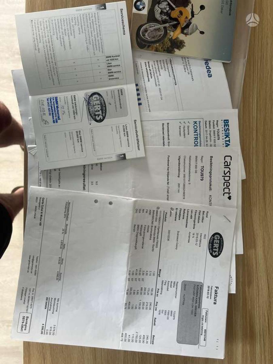 Dzeltens BMW F 650GS 2003 Mažeikiai, ar dzinēja tilpumu 0.65 L un nobraukumu 19 tūkst. km par 2250 €, foto 9 vietnē AUTOMOTO.COM.LV