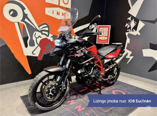 Black BMW F 700GS 2015 in Vilnius, with an engine capacity of 0.80 L and mileage of 59 thousand km for 5199 €, photo 1 on AUTOMOTO.COM.LV